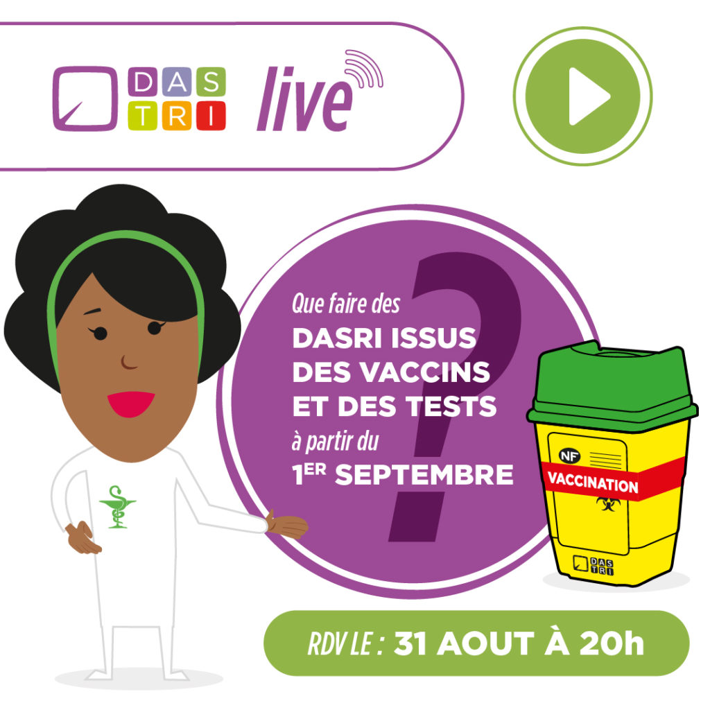 Live DASRI Covid – mercredi 31 août 2022 à 20H00 | Dastri